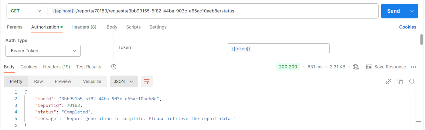 Reporting as a Service